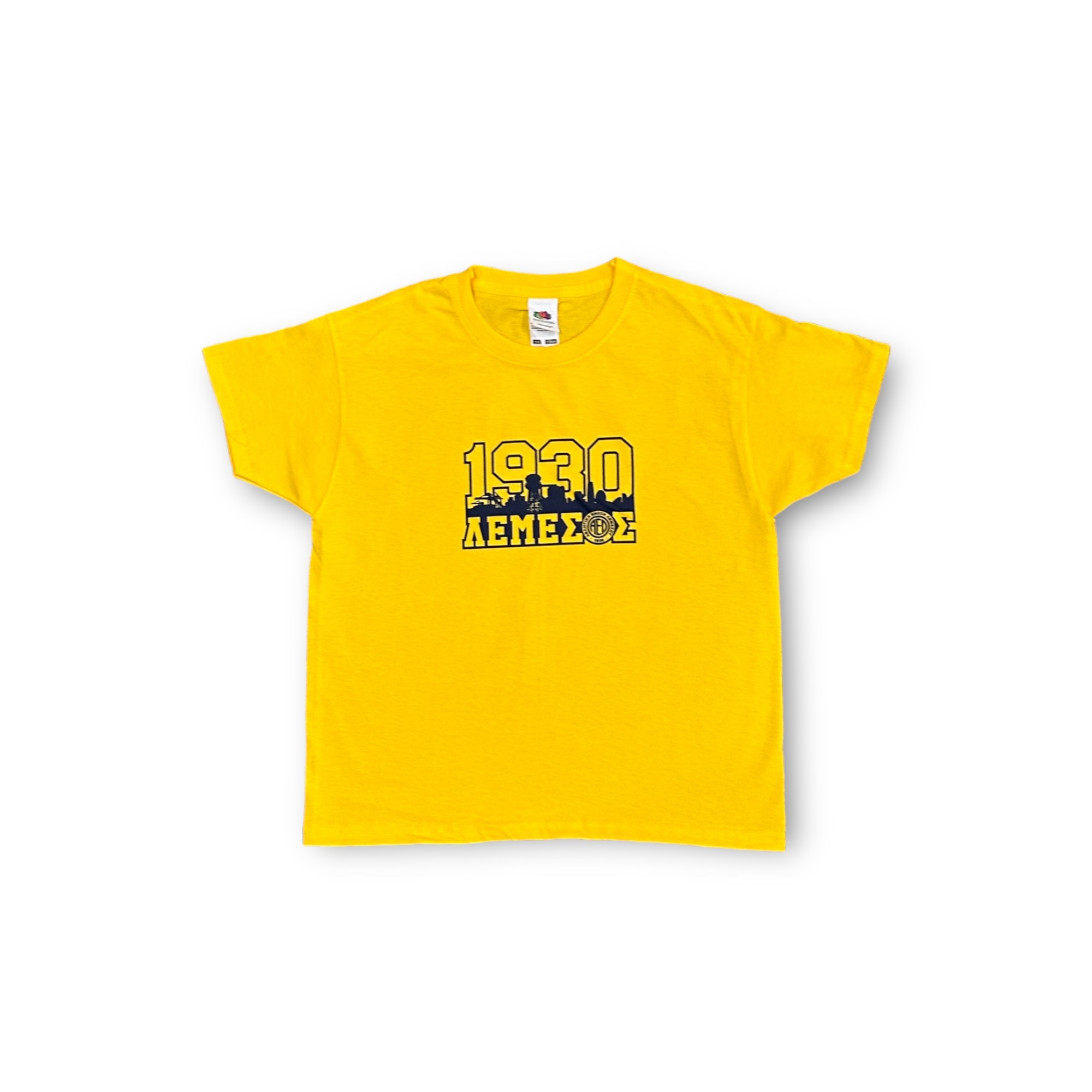 Kids basic yellow t-shirt ''Town'' | AEL Limassol Official Shop