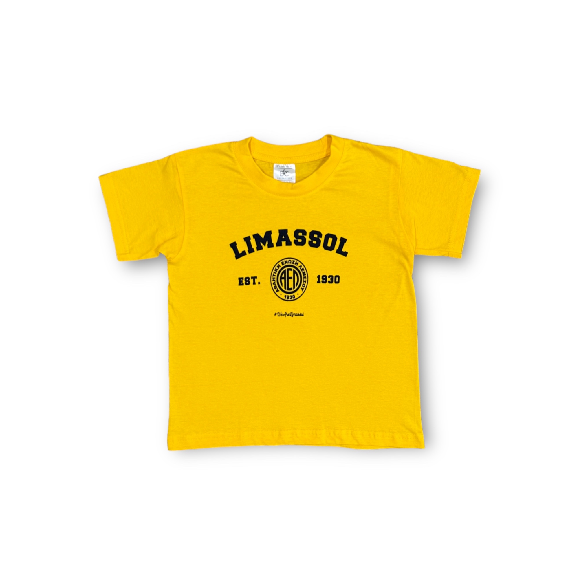 Kids basic yellow t-shirt ''Limassol' | AEL Limassol Official Shop