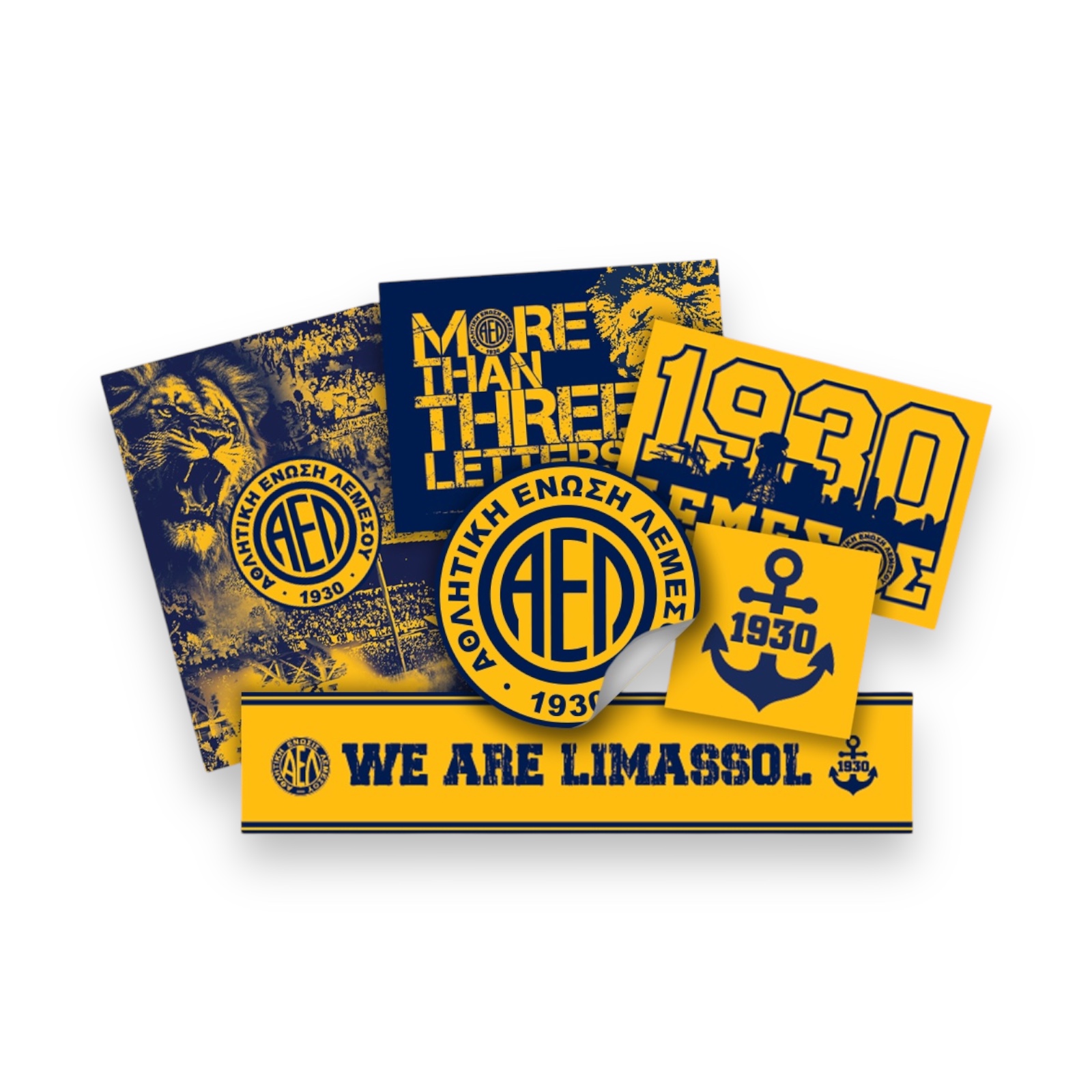 Sticker set (6pcs) | AEL Limassol Official Shop