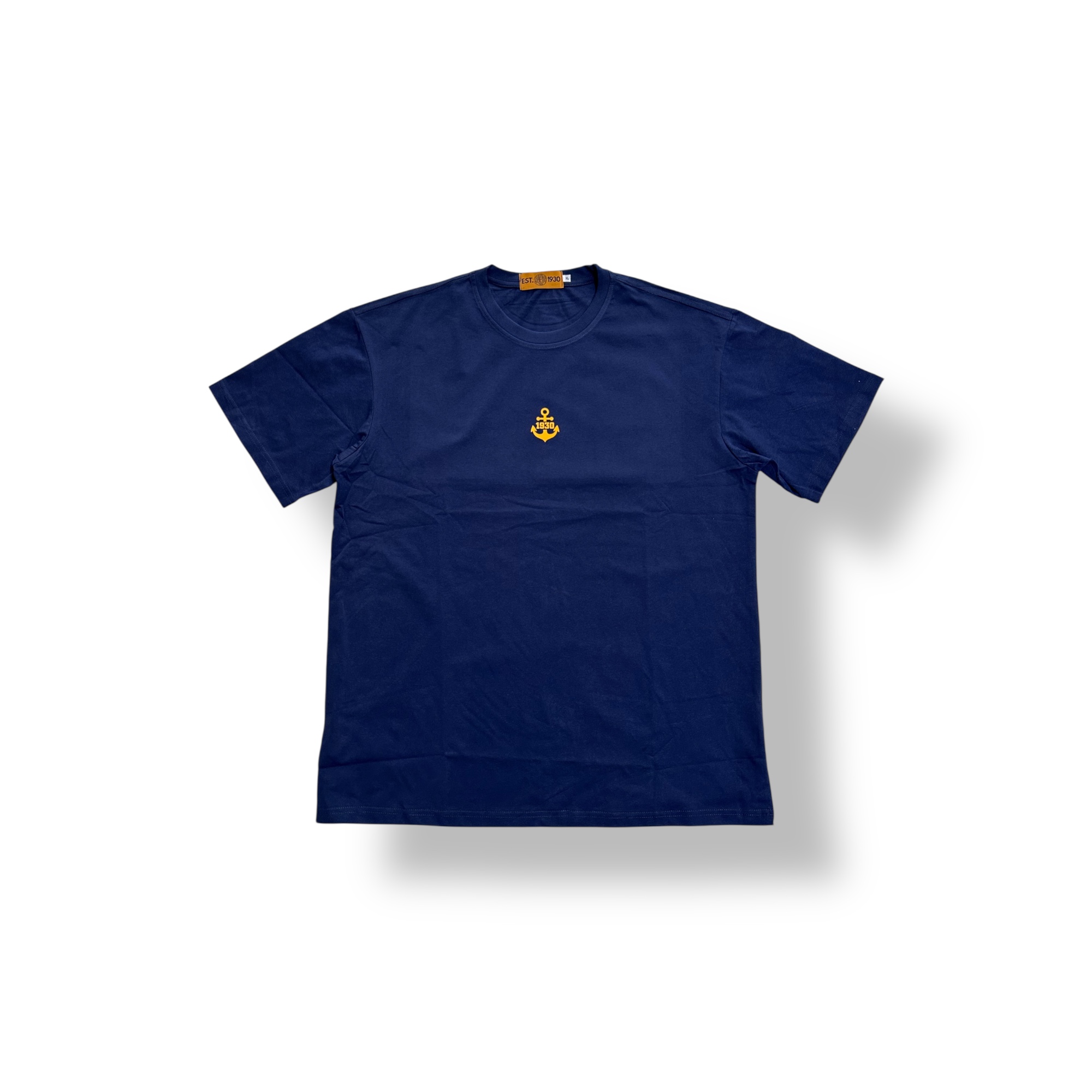 Navy blue t-shirt with anchor | AEL Limassol Official Shop
